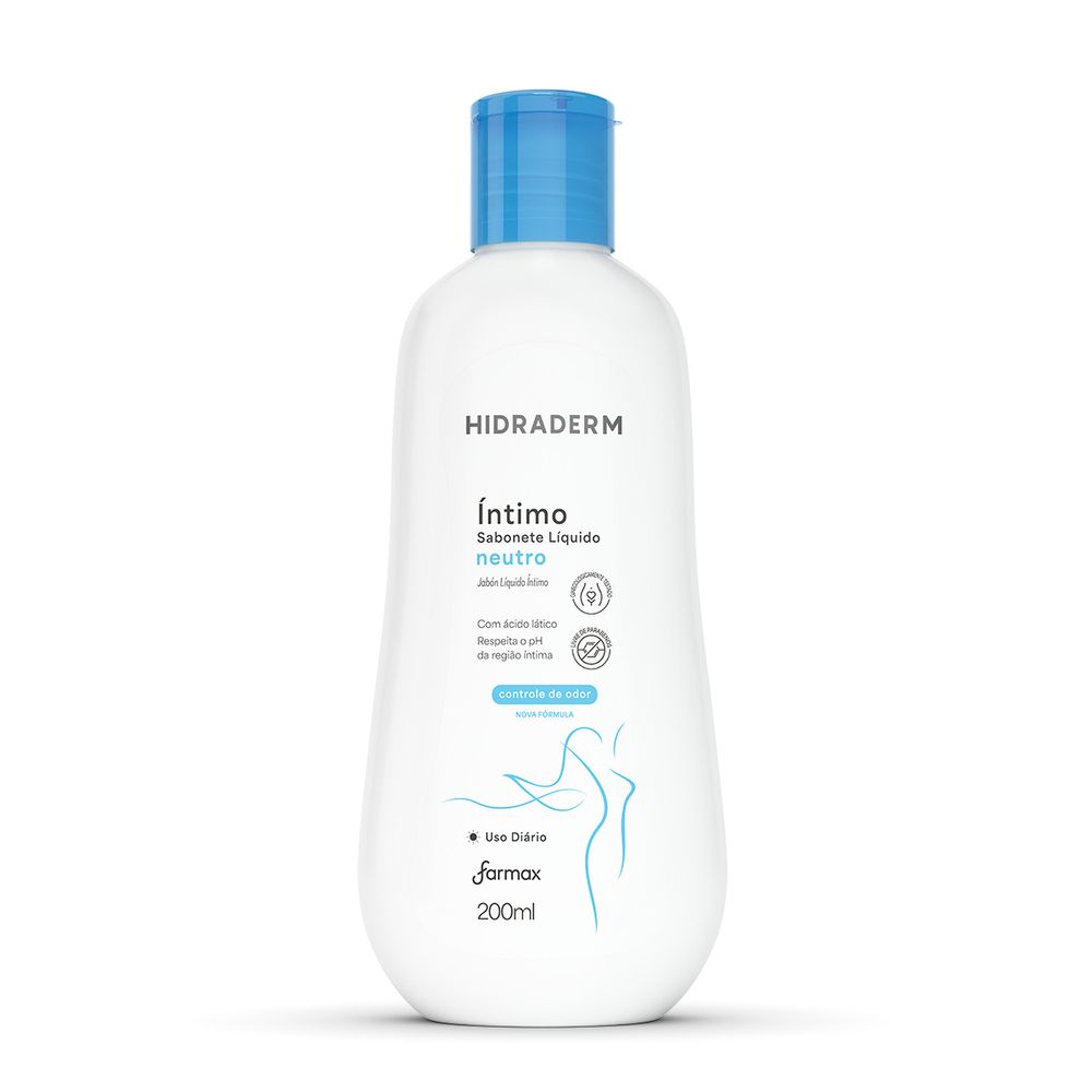 SABONETE INTIMO NEUTRO HIDRADERM 200ML - Farmax